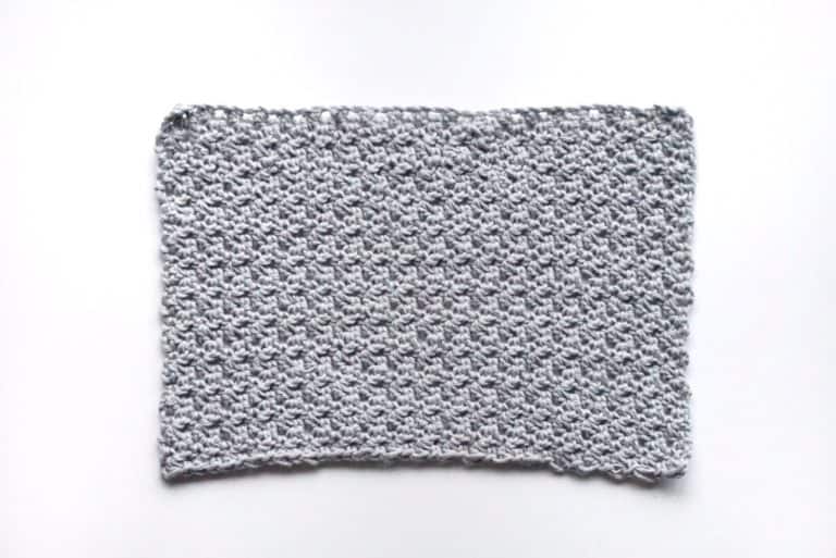 Free Crochet Face Cloth Pattern - Burgundy and Blush
